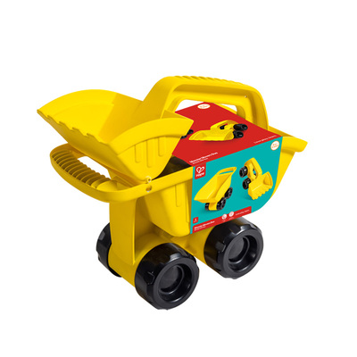 Hape儿童沙滩玩具大力翻斗车装载挖掘运沙工具宝宝早教益智玩沙子