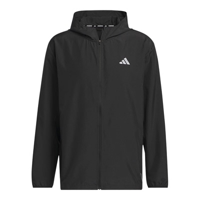 Adidas/阿迪达斯正品2025男士拉链反光运动跑步连帽外套IL7230