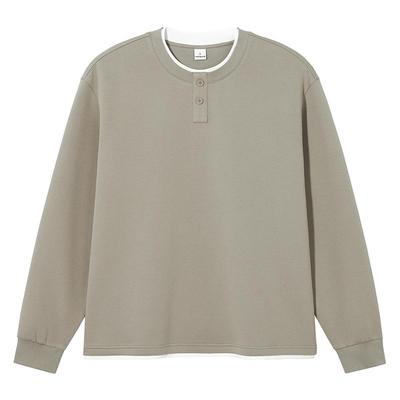 25年秋季新款男士假两件基础卫衣