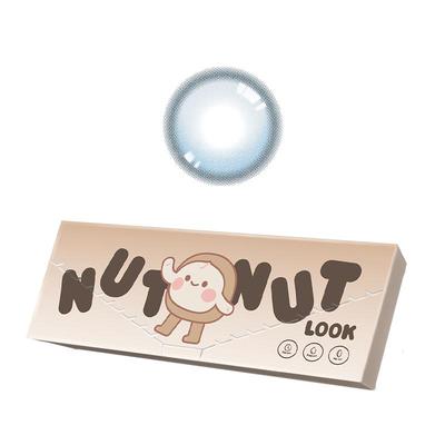 【做自己】坚果力美瞳日抛10片装微混血感蓝色美瞳彩色隐形眼镜