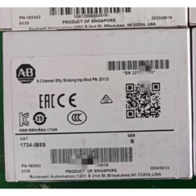 议价1734-IB8S 点数字输入模块24V DC 8通道 1734-1B8S Allen-Bra