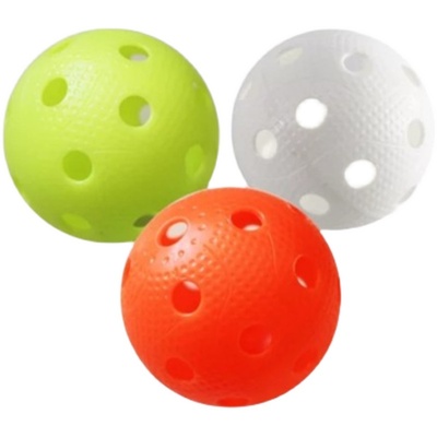 旱地冰球 FLOORBALL 软式曲棍球 雪地球专业训练球 福乐球 地板球