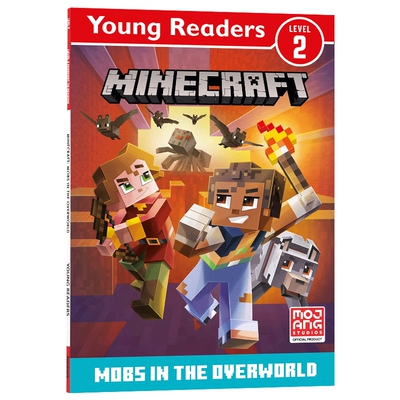 英文原版 Minecraft Young Readers Mobs in the Overworld 我的世界分级读物 英文版儿童外文书