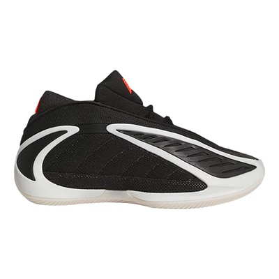 Adidas/阿迪达斯正品AE2贴合核心黑儿童黑色经典低帮篮球鞋JR9377