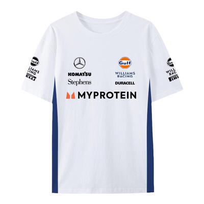 F1威廉姆斯车队服冰丝速干T恤