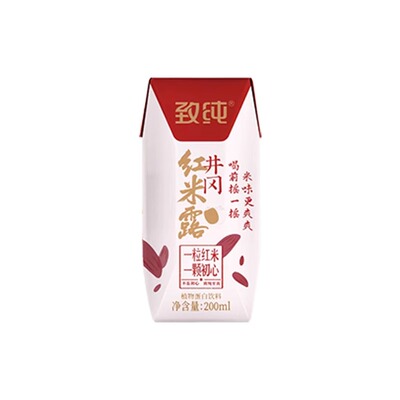 致纯井冈红米乳无蛋奶无麸质
