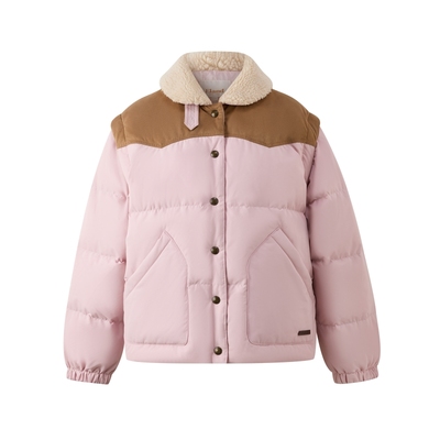 ELAND羽绒服加厚短外套翻领