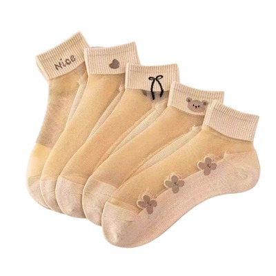 夏季透明薄款短袜|165人收藏