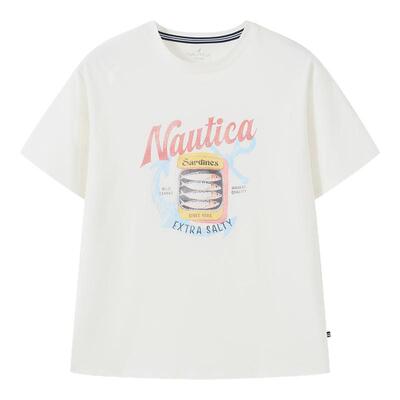 【索罗娜凉感】NAUTICA诺帝卡童装男女童短袖t恤儿童上衣半袖夏装