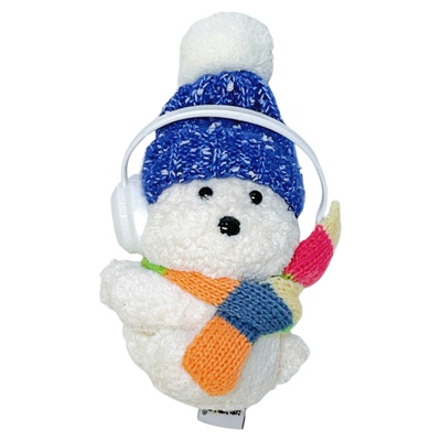 车载中控台显示屏毛绒公仔摆件