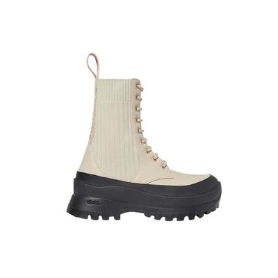 StellaMcCartney撞色厚底机车靴