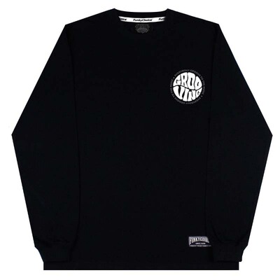 重磅厚实涂鸦grooving长袖T恤