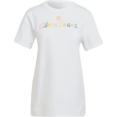 Adidas/阿迪达斯正品三叶草夏季新款女子休闲短袖T恤HK5072