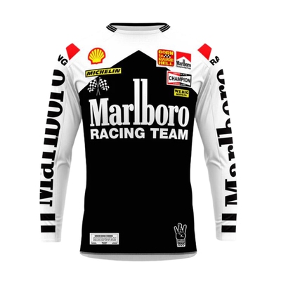 新款WEBIG越野套装红牛骑行服黑白色越野摩托车山地速降服赛车服