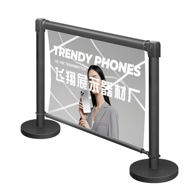 广告围栏挡商场泳池私教区活动场地排队隔断防护栏一米线栏杆定制