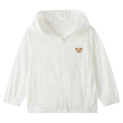 PawinPaw卡通小熊童装26年春夏季新款男女宝宝宽松满印连帽外套