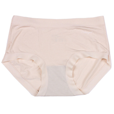 彩田舒适莫代尔棉字母女士内裤32697高弹柔软透气无痕边短裤32698