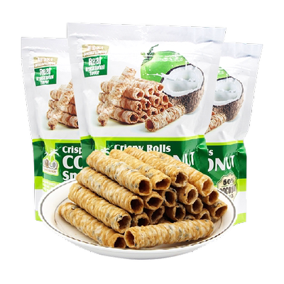 COCODIARY泰国椰香蛋卷80g*3袋