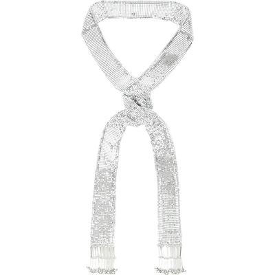 【折扣】Paco Rabanne女银色金属长款项链