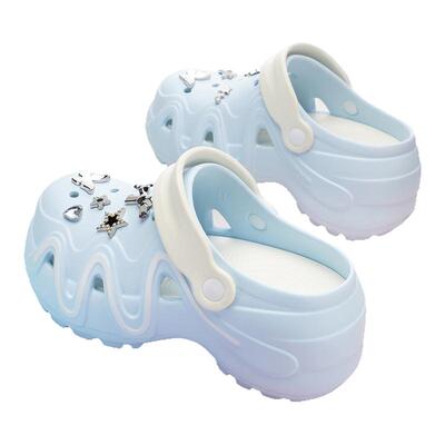 厚底洞洞鞋女款夏季防滑拖鞋