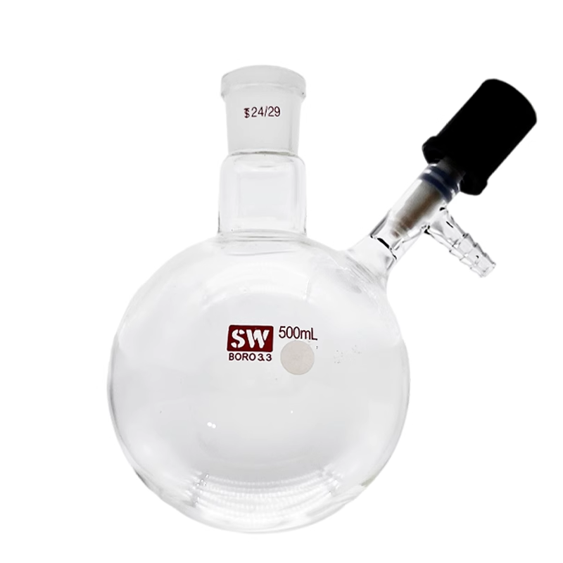 具支反应瓶真空阀schlenk flask无氧无水反应史莱克瓶50-1000ml_虎窝淘
