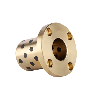 圆法兰无油衬套石墨铜套自润滑轴承耐磨MPTZ内径 6 8 10 12 16 20