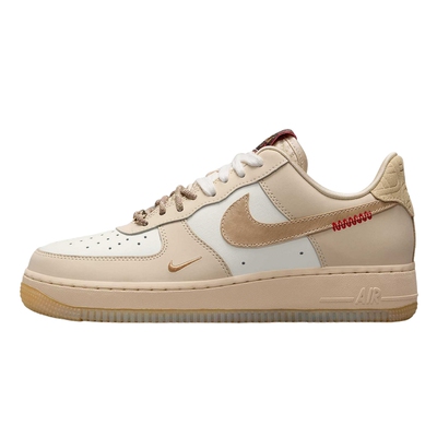 Nike耐克女鞋空军一号运动鞋Air Force 1白绿低帮板鞋IB3881-001