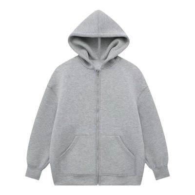 Lovedeath灰色太空棉连帽卫衣