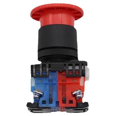 富士急停按钮开关1开1闭电源启动自锁蘑菇头银点按键AR22V2R-11R