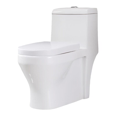 节水静音直冲式墙排后出水马桶