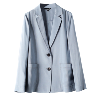 薄款垂顺百搭显瘦小西装外套