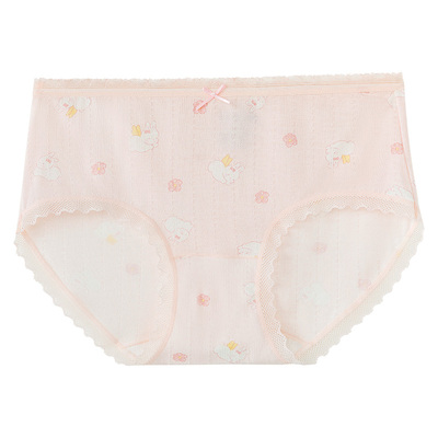 caramella内裤女夏季新款纯棉档女士短裤可爱卡通少女底裤三角裤