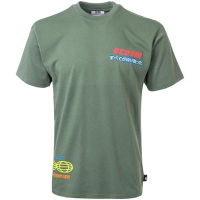 时尚全棉短袖T恤gcds男士