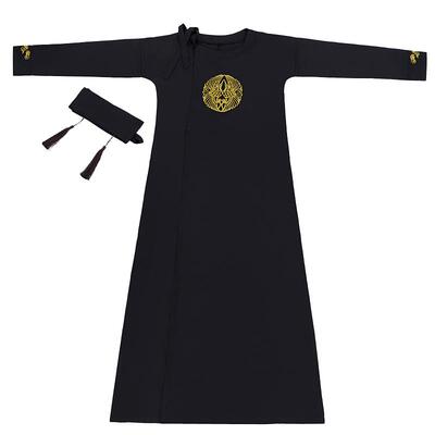 古装汉服汉元素圆领唐长袍演出服