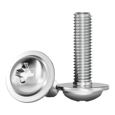 [厂家批发]201/304十字带垫螺丝