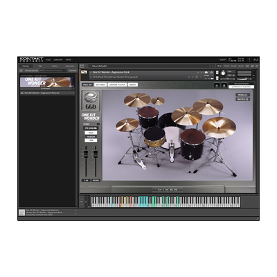 现代重金属摇滚架子鼓音源