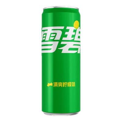 可口可乐雪碧汽水330mlx15罐柠檬味碳酸饮料摩登罐整箱饮品年货装