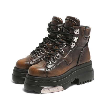 明星同款BLOCCO5增高马丁靴