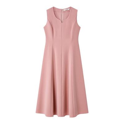 【三醋酯】Laurel劳芮背心收腰散摆淡人连衣裙LWL361Y04100