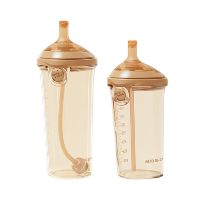 奶爸爸ppsu240ml/300ml翻盖水杯