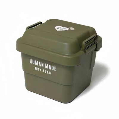 军绿色多功能带盖30l潮牌收纳箱