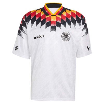 adidas阿迪达斯维尔茨同款德国队1994复古足球休闲短袖球衣JN3705