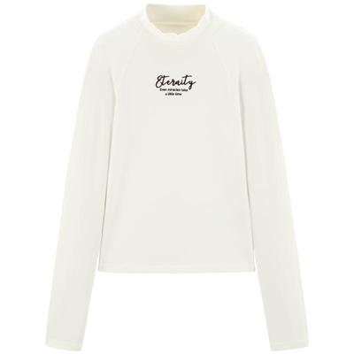 【商场同款】乐町冬季插肩分割长袖T恤C2CPE4201