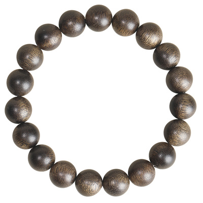 天然沉香手串女款单圈手链