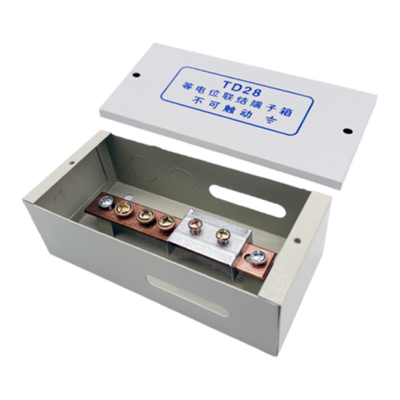 明装等电位黄紫铜排接地端子箱