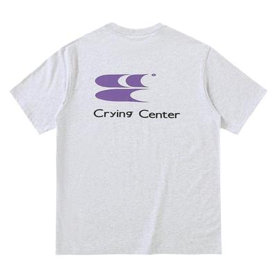 cryingcenter标准logo情侣短袖