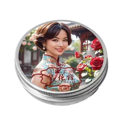 老上海女人雪花膏水润润肤面霜护肤品补水保湿滋润老牌子国货正品