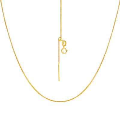 潮宏基金晶18K金项链