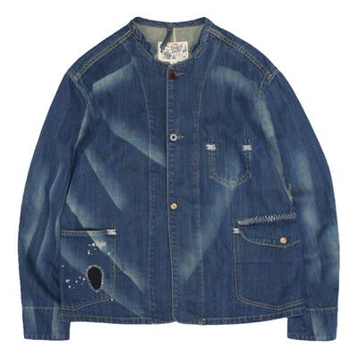 Secondorder立领春秋季牛仔夹克