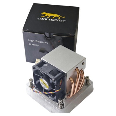 LGA2011针4U/2U长方形风扇主动/被动散热器适用超微X99准系统主板